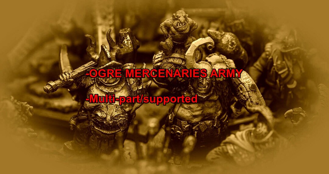 MERCENARY OGRES | Bits | MULTIPACK | Army | Modular - Etsy