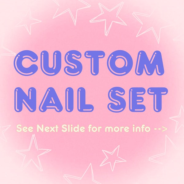 Custom Fake Nails (Just for you!) - Etsy
