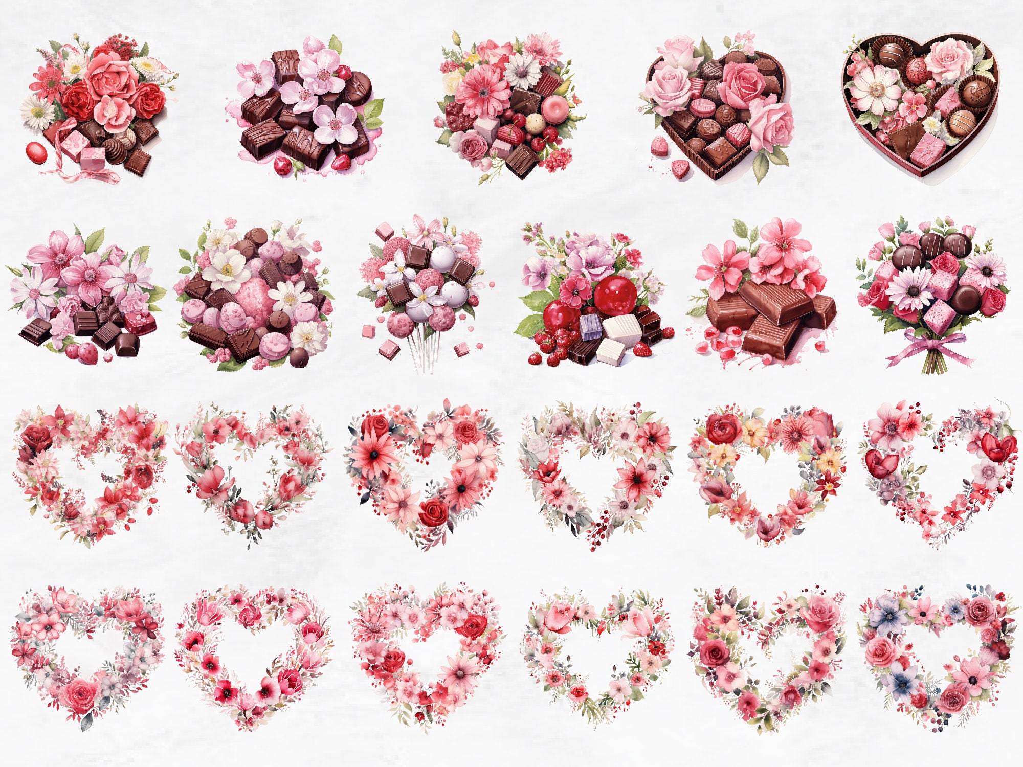 Valentine Digital Stickers Sheet, Valentines Day Stickers Goodnotes ...