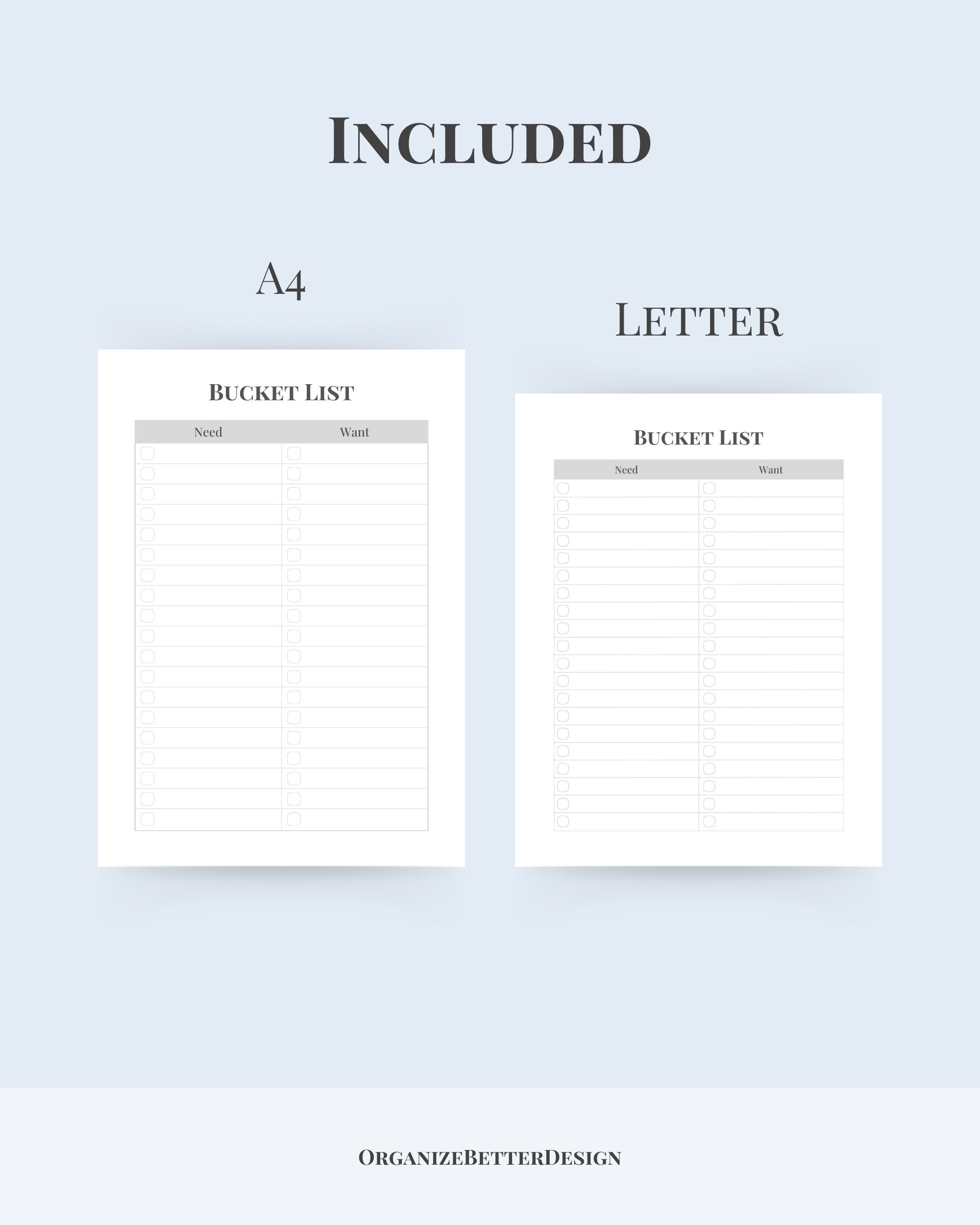 Editable Bucket List Planner Printable Template Bucket List - Etsy