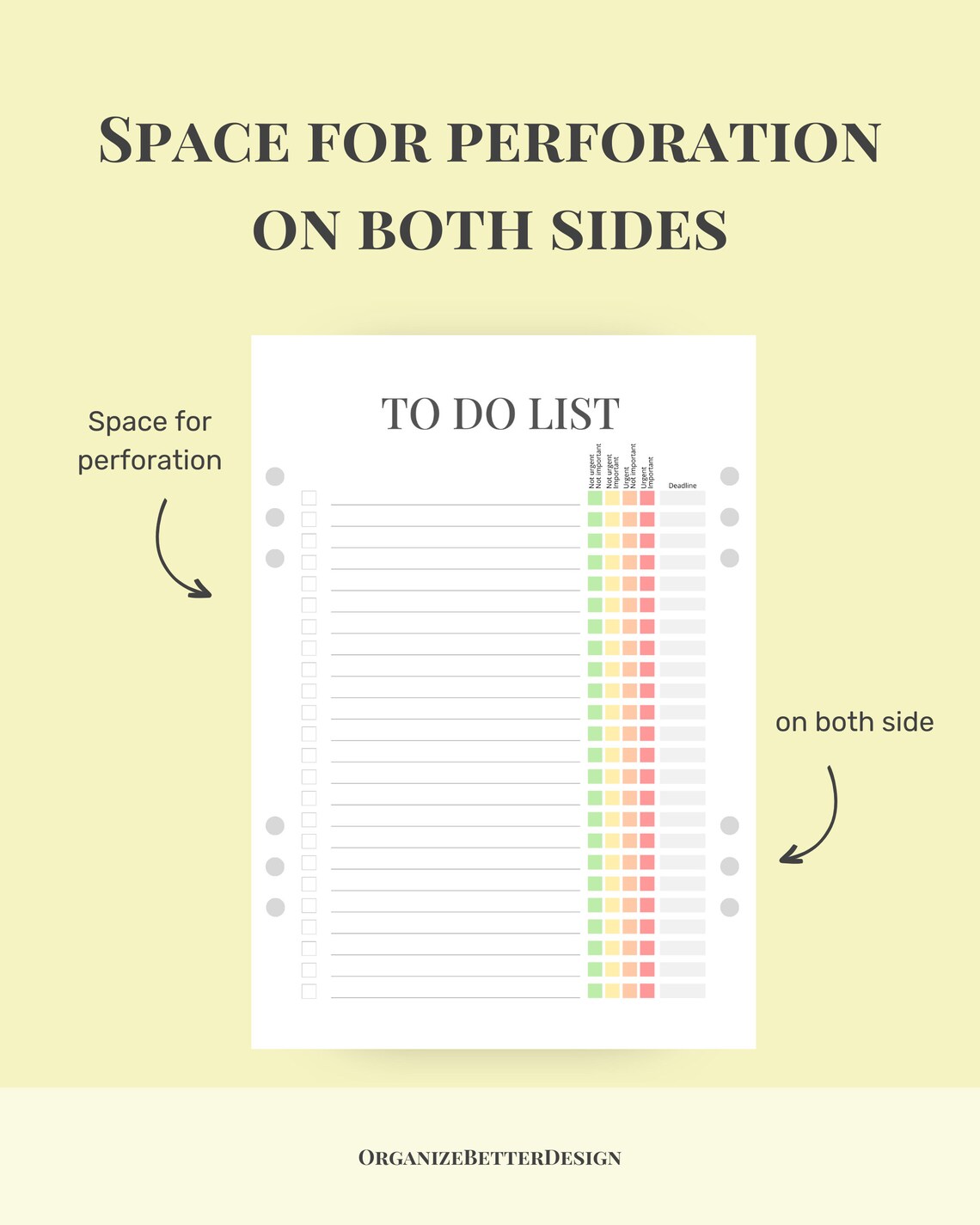To-do List Template With Eisenhower Matrix Pdf, Digital, Editable and ...