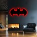 Bat Design Wooden LED Logo, Personalized Bat Art Perfect for Bat Fans ...