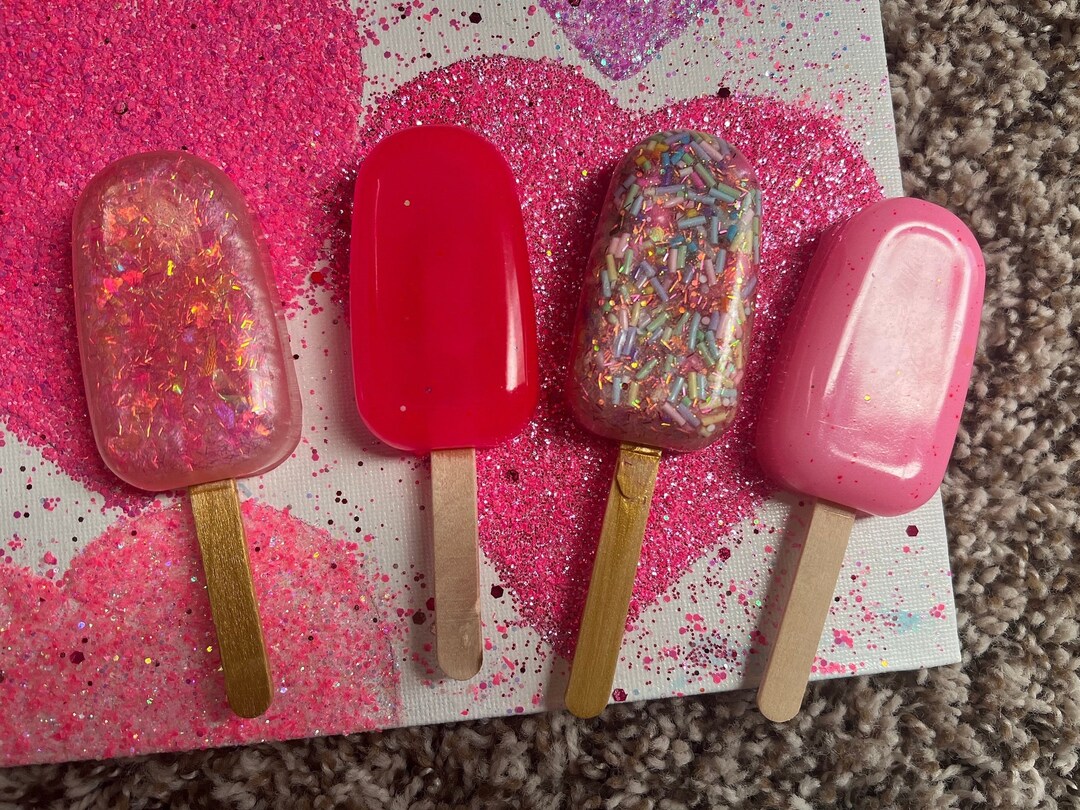 Popsicle Resin Art, Popsicle Candy, Fake Candy, Popsicle Magnet, Fridge ...