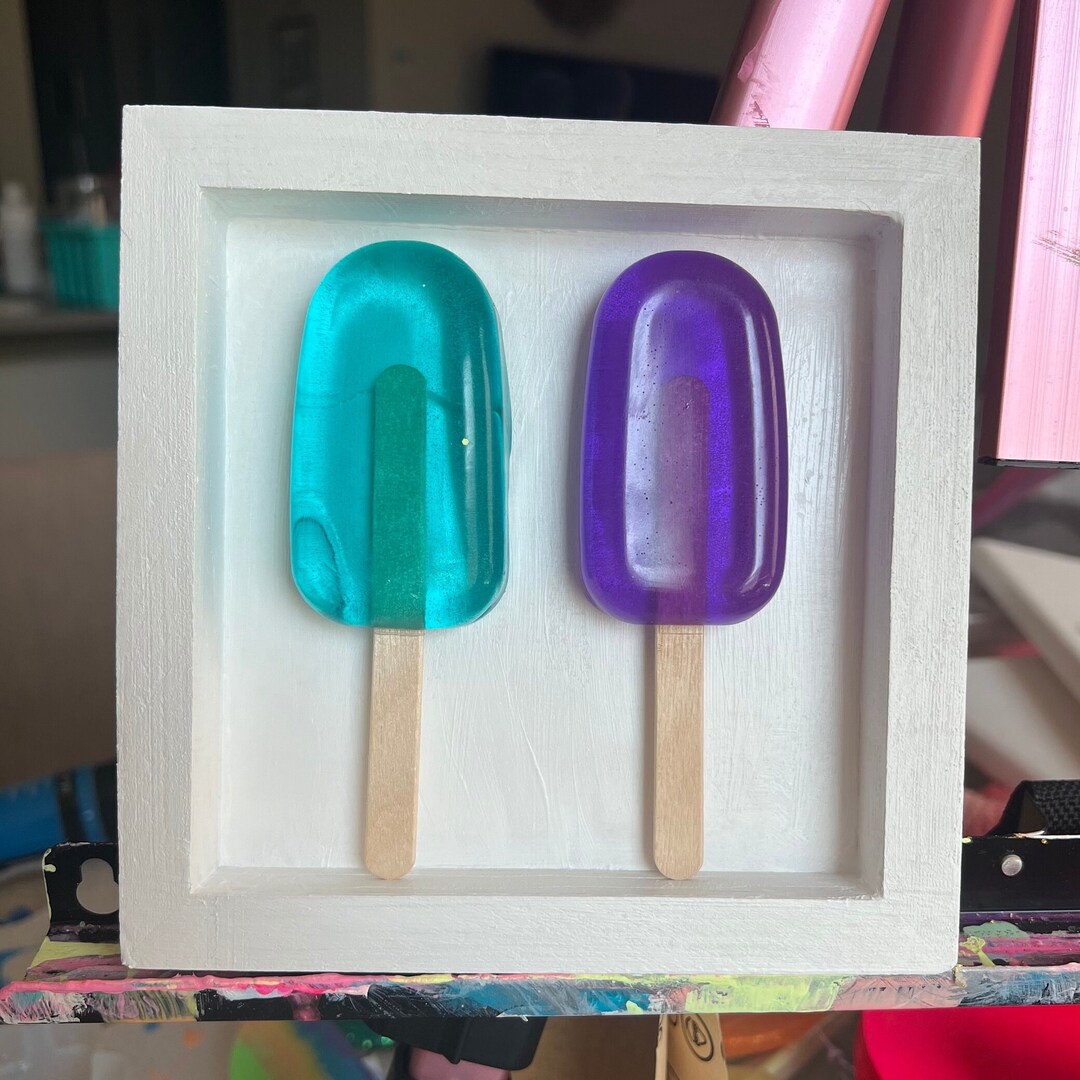 Popsicle Wall Art, Nursery Decor, Pop Art, Resin Popsicle, Pop Art ...