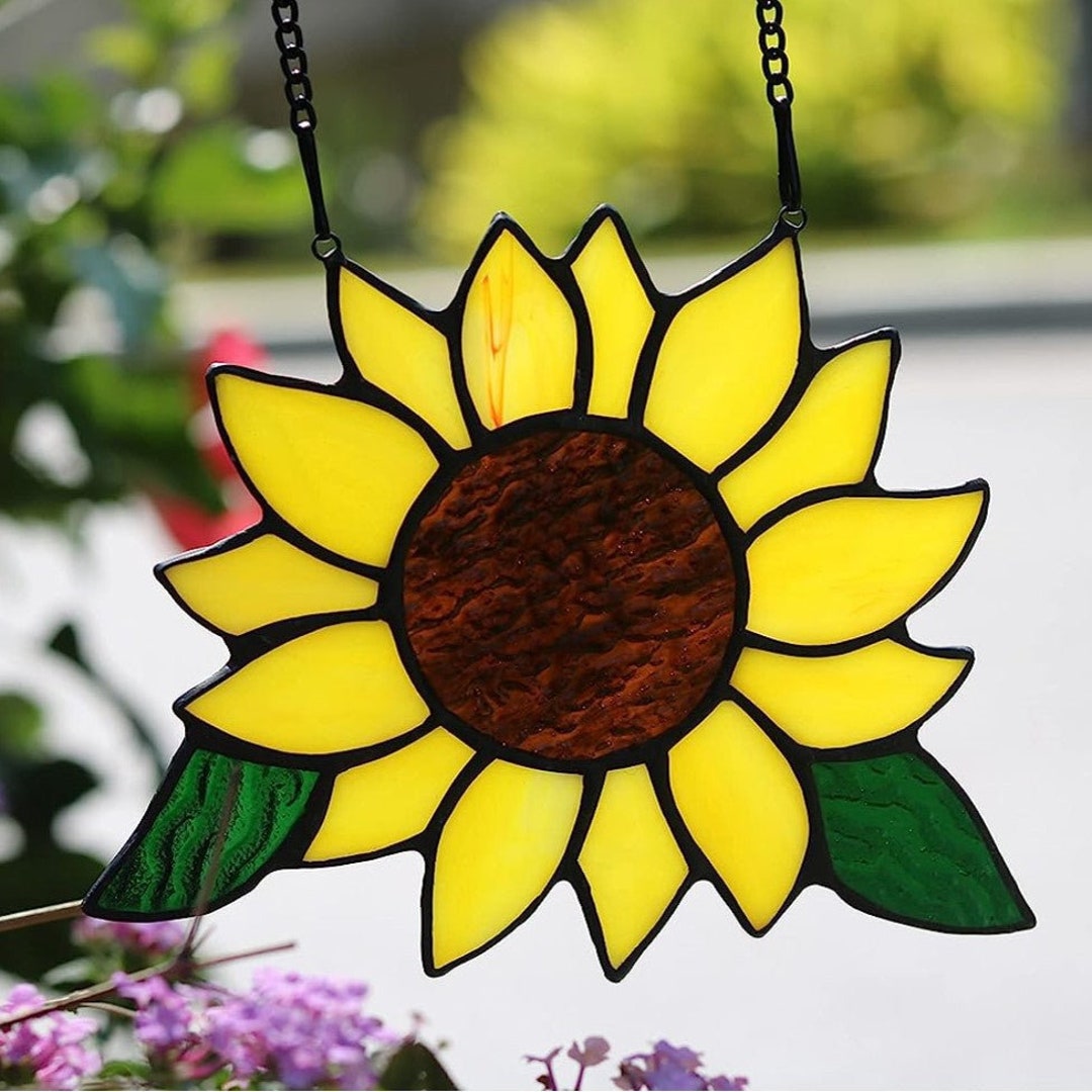 Sunflower Window Wall Hangings Sunflower Kitchen Decor - Etsy