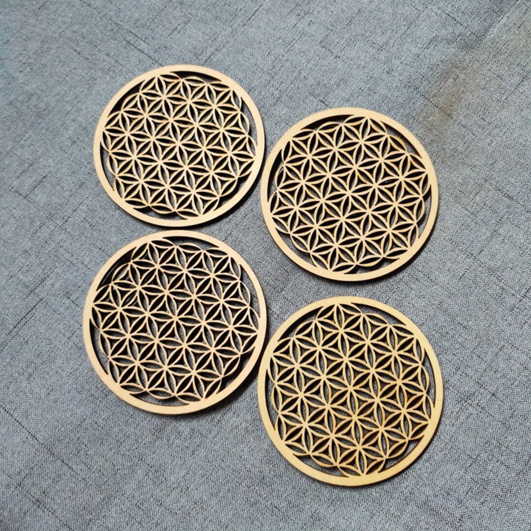 Wooden Flower of Life Sacred Wall Ornaments Bedroom Wall - Etsy