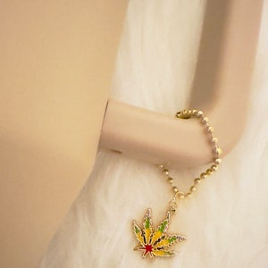 Tumbler Charm Marijuana Leaf - Etsy