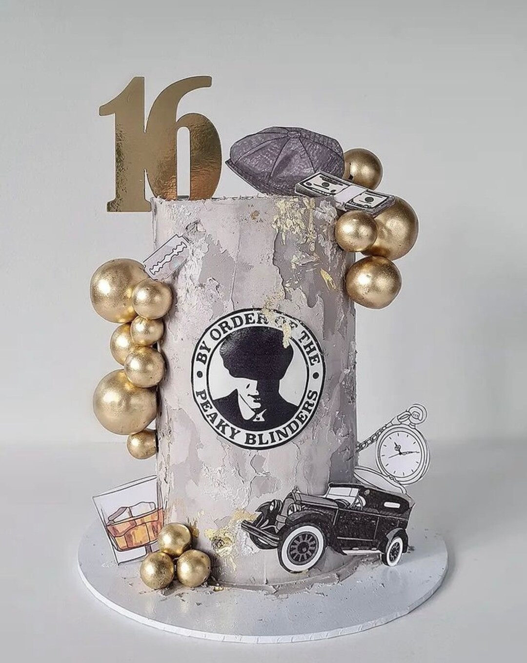 Peaky Blinders Cake Topper Set - Etsy