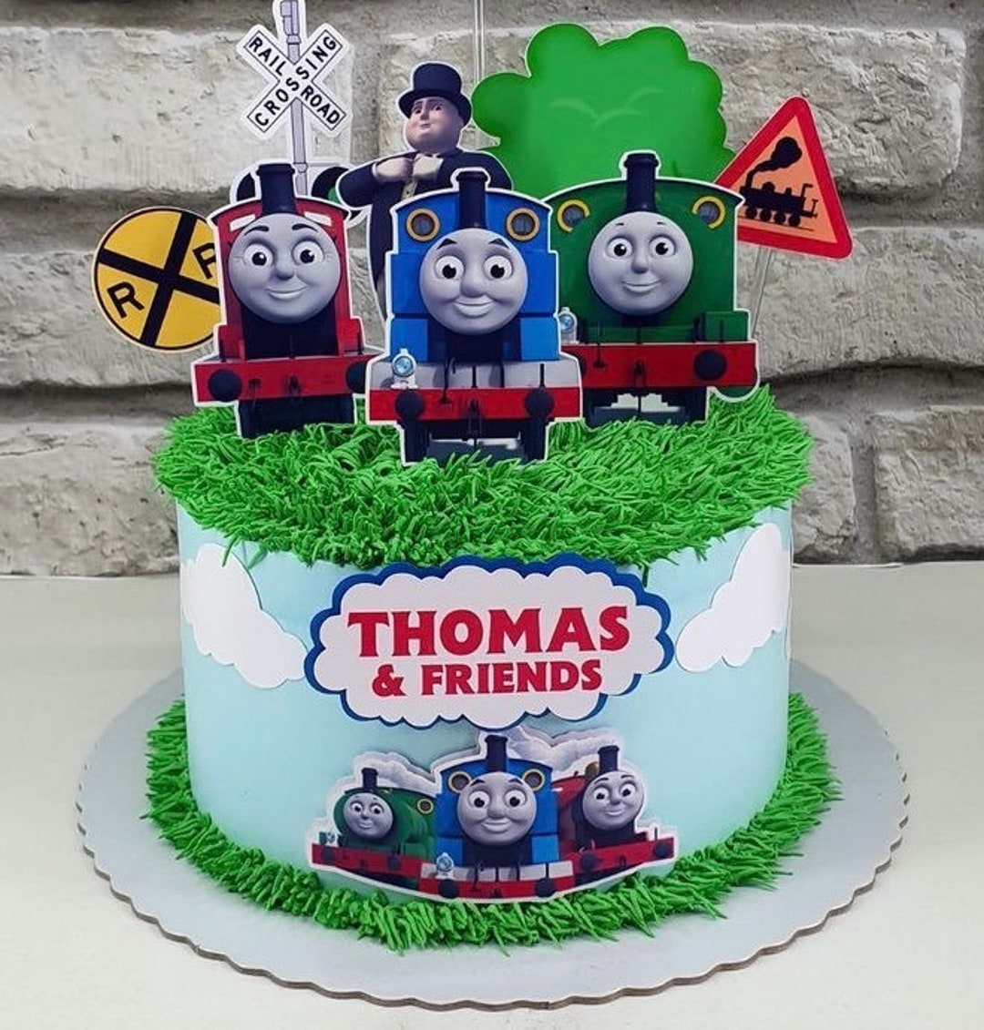 Thomas Train Cake Topper Set - Etsy