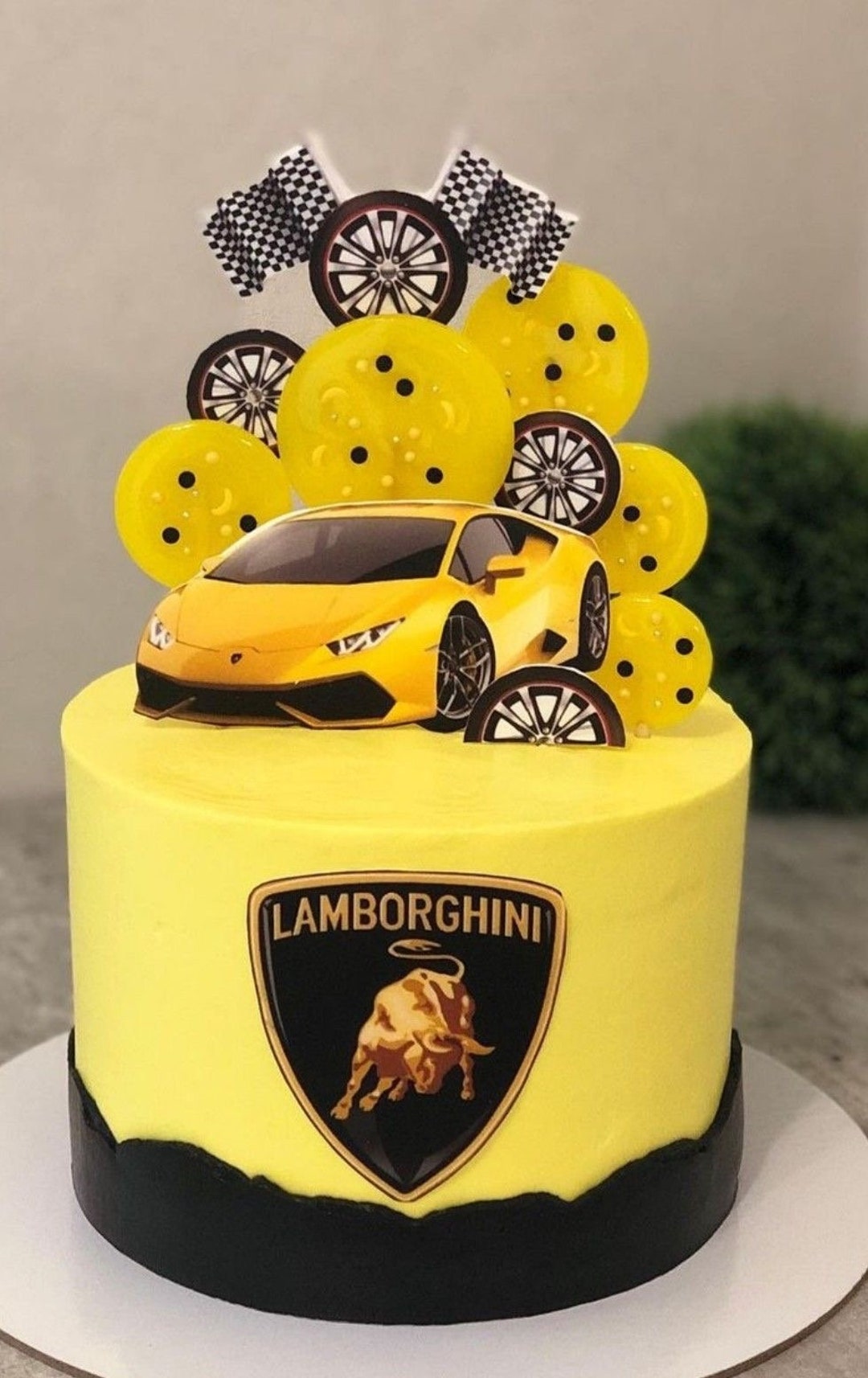 Lamborghini Cake Topper Etsy