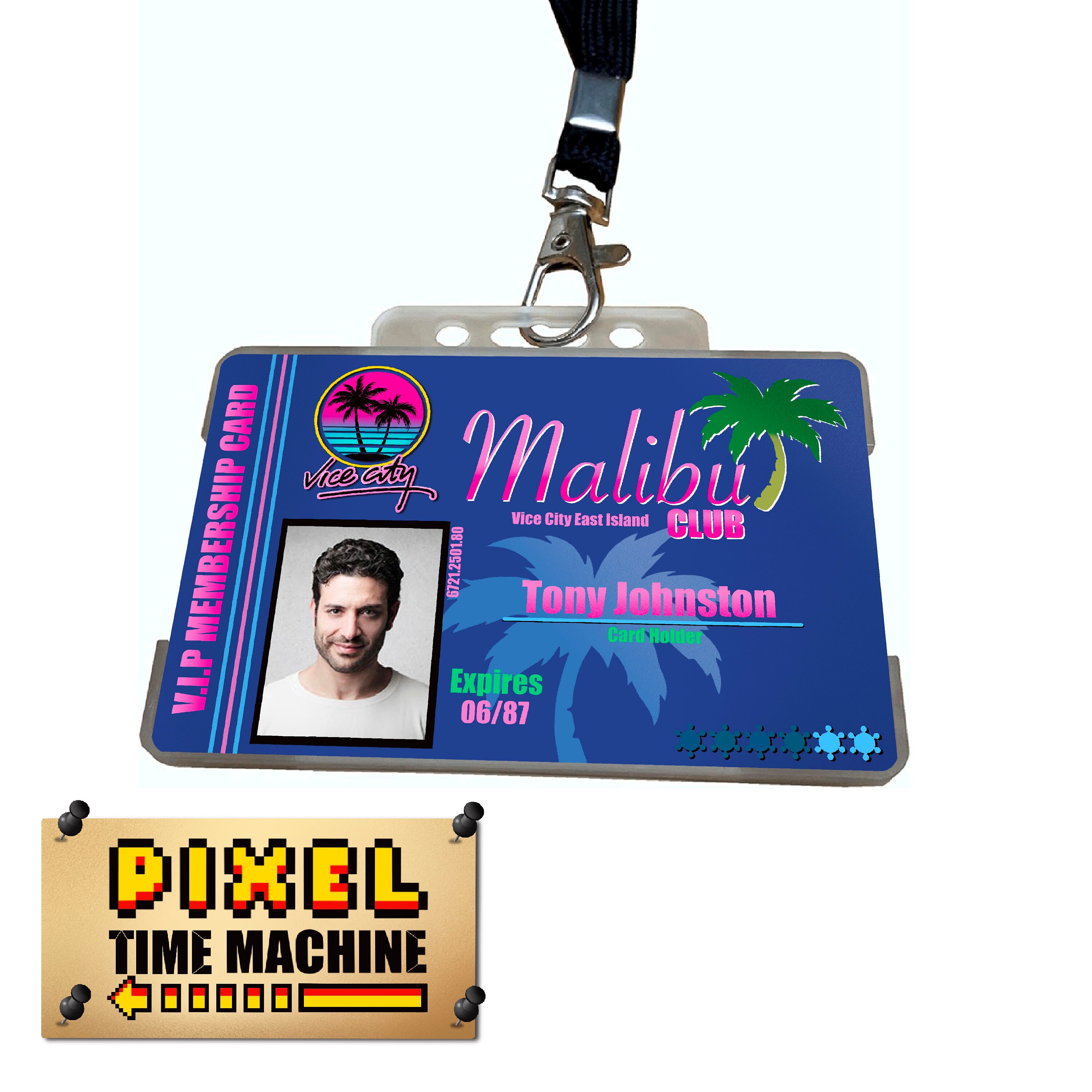 Hand Drawn GTA Grand Theft Auto Vice City Inspired Malibu Club ...