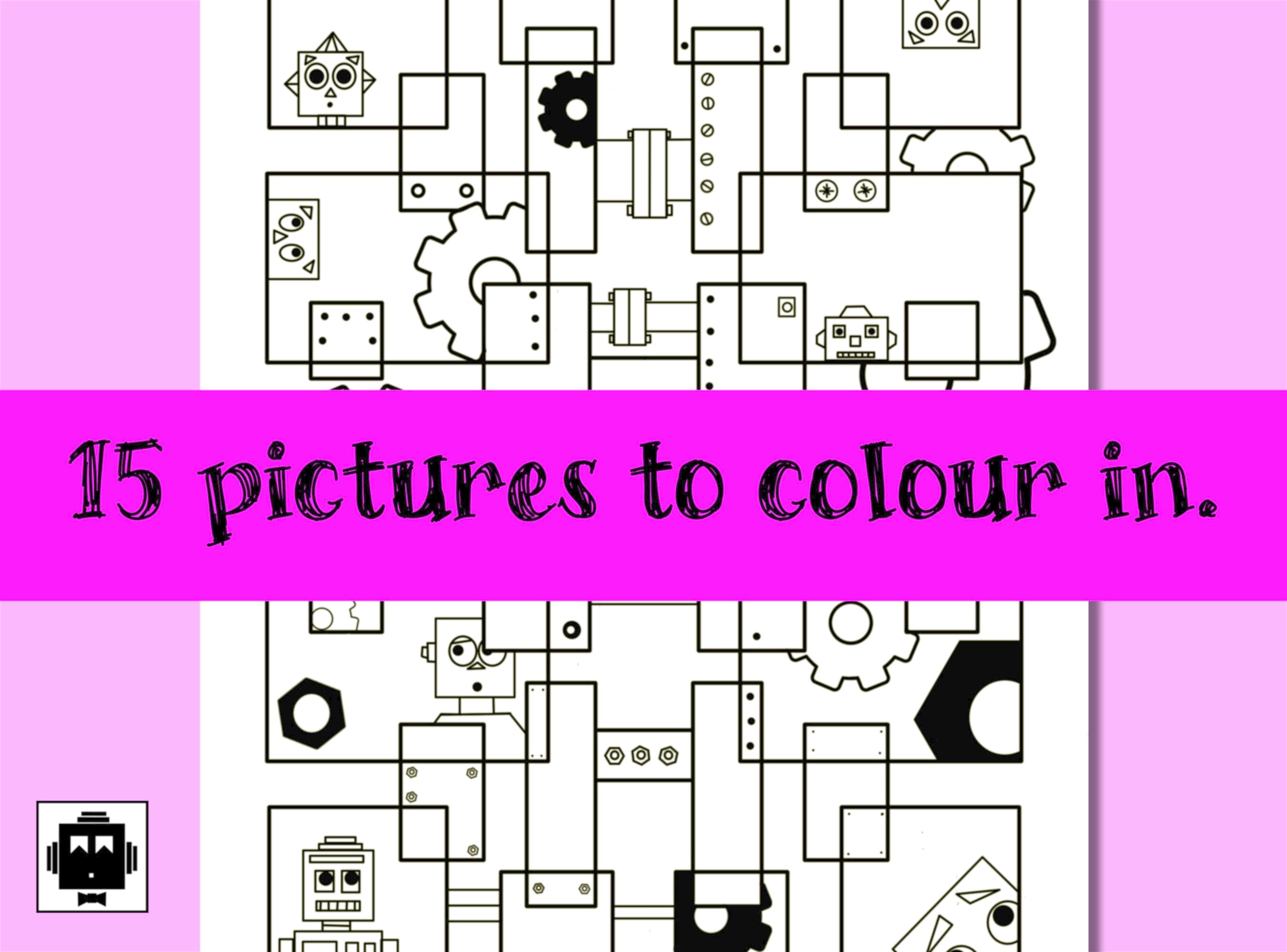 Robot Colouring Book, Colouring Sheets, Colouring, Children, Kids ...