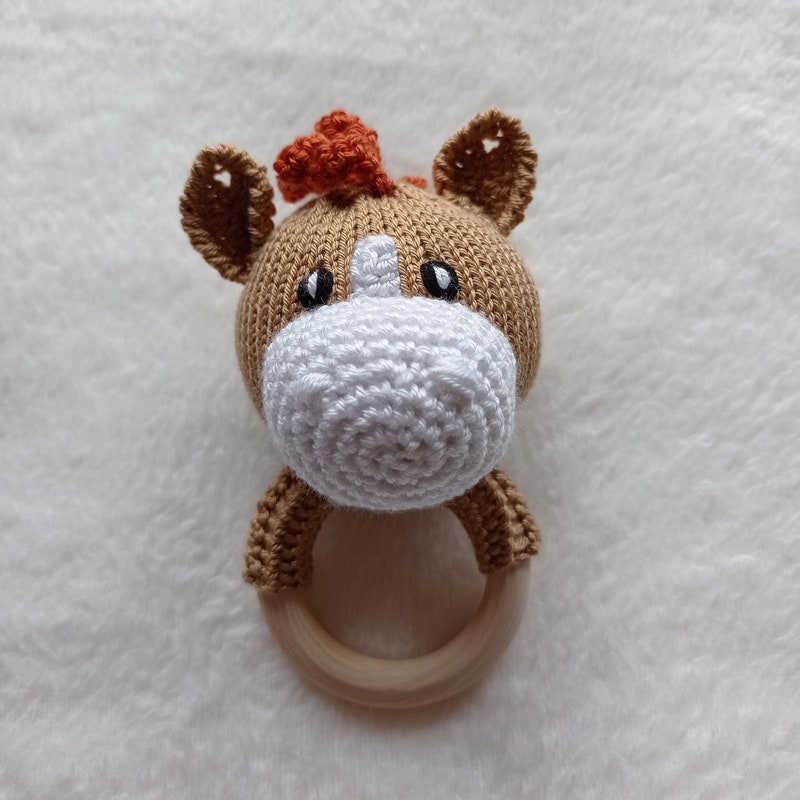 Wooden Baby Rattle - Etsy