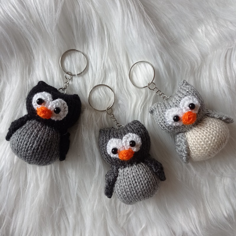Owl Keychain - Etsy