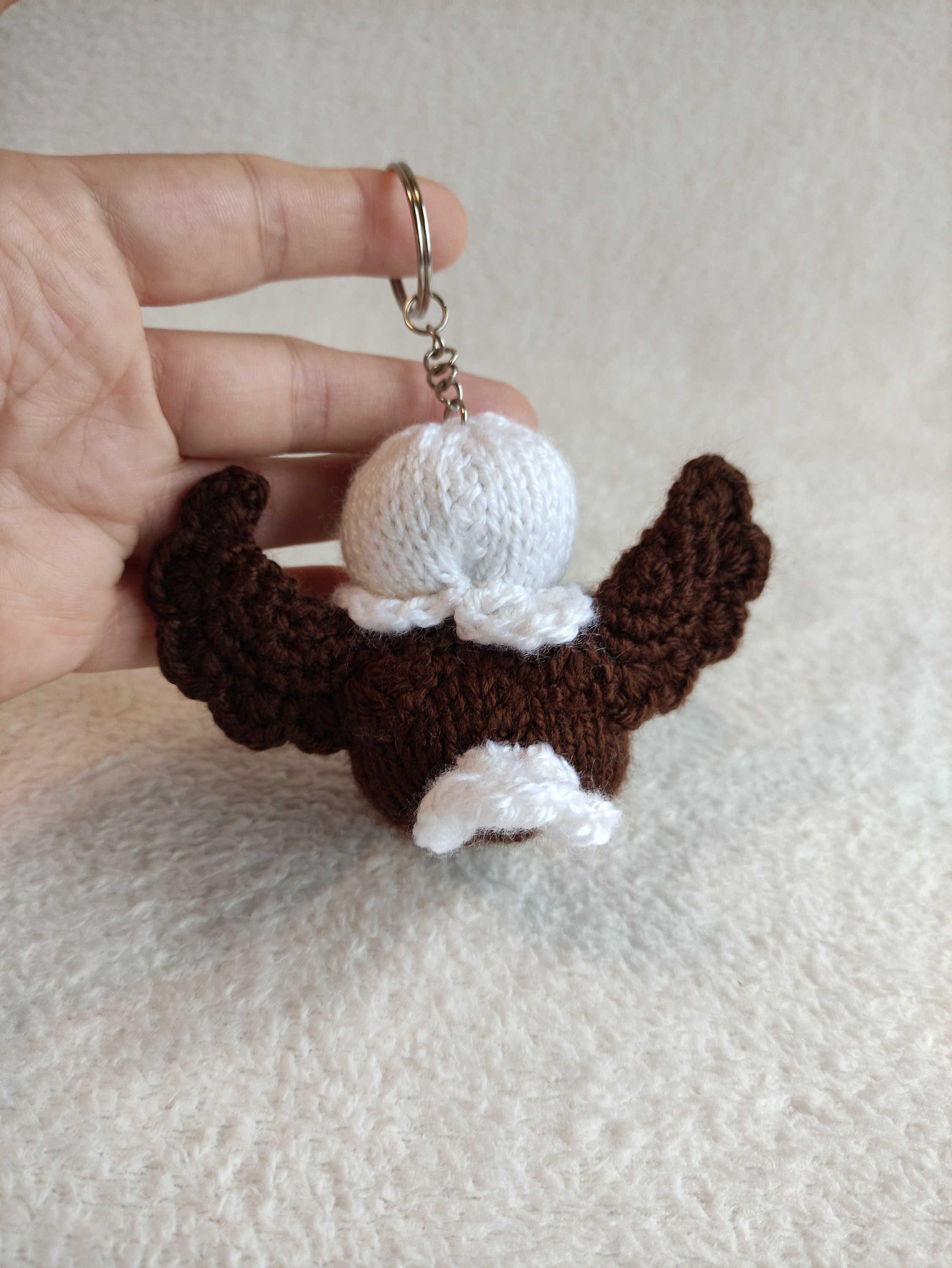 1pc Eagle Keychain, Knitted Mini Toy, Bag Pendant - Etsy