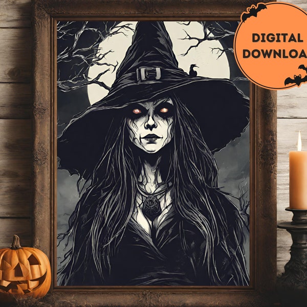 Witch Portrait - Etsy