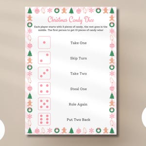 Christmas Roll A Snowman Game + Drawing Page | Xmas Party Activities ...