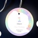 Pastel Rainbow Gift Tag Colorful Party Favor Baby Girls Bday Handouts ...