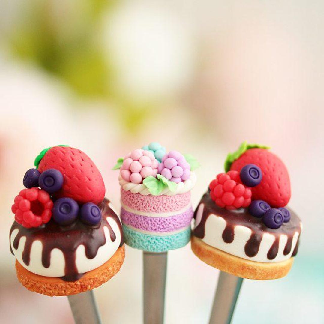 Tasty Spoon Cake Sweet Spoon Children Tea Party Gift for Girls Cake ...