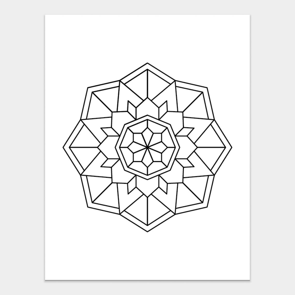 25 Easy Mandala Coloring Pages | Mandala Art Coloring Sheets | Mandala ...