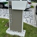 Handmade Modern Cedar Mailbox With Post - Etsy