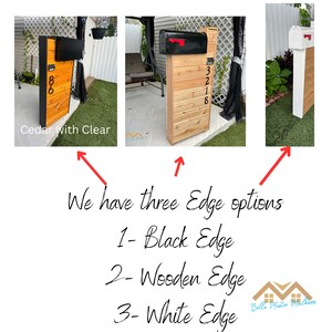 Handcrafted Cedar Mailbox With Post & Solar Light - Etsy