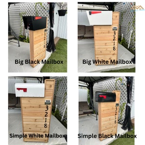 Custom Cedar Mailbox, Wonderful Handcrafted Cedar Mailbox Post, Rustic ...