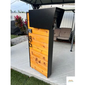 Custom Cedar Mailbox, Wonderful Handcrafted Cedar Mailbox Post, Rustic ...