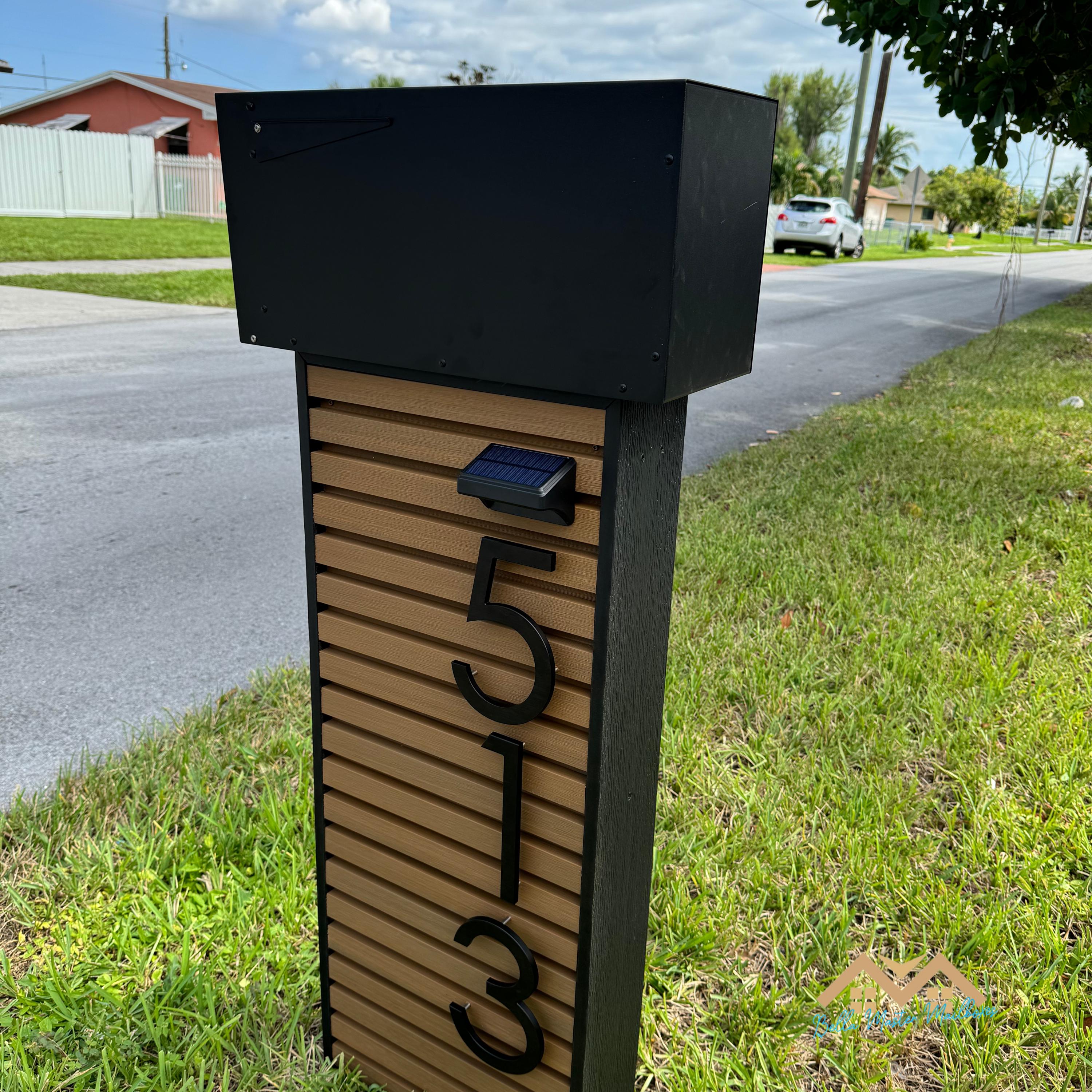 Customizable Modern Mailbox With NORX Post - Etsy