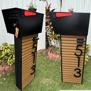 Customizable Modern Mailbox With NORX Post - Etsy