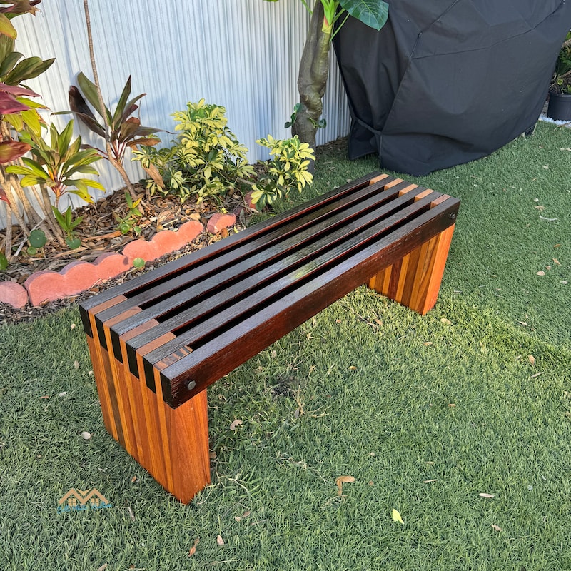 Wood Bench Outdoor - Etsy