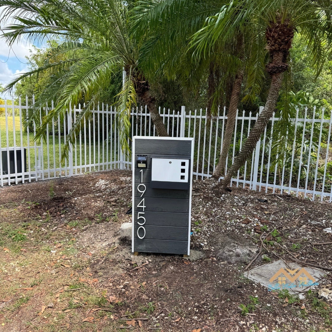 Custom Composite Material Mailbox: Modern Rustic Design - Etsy