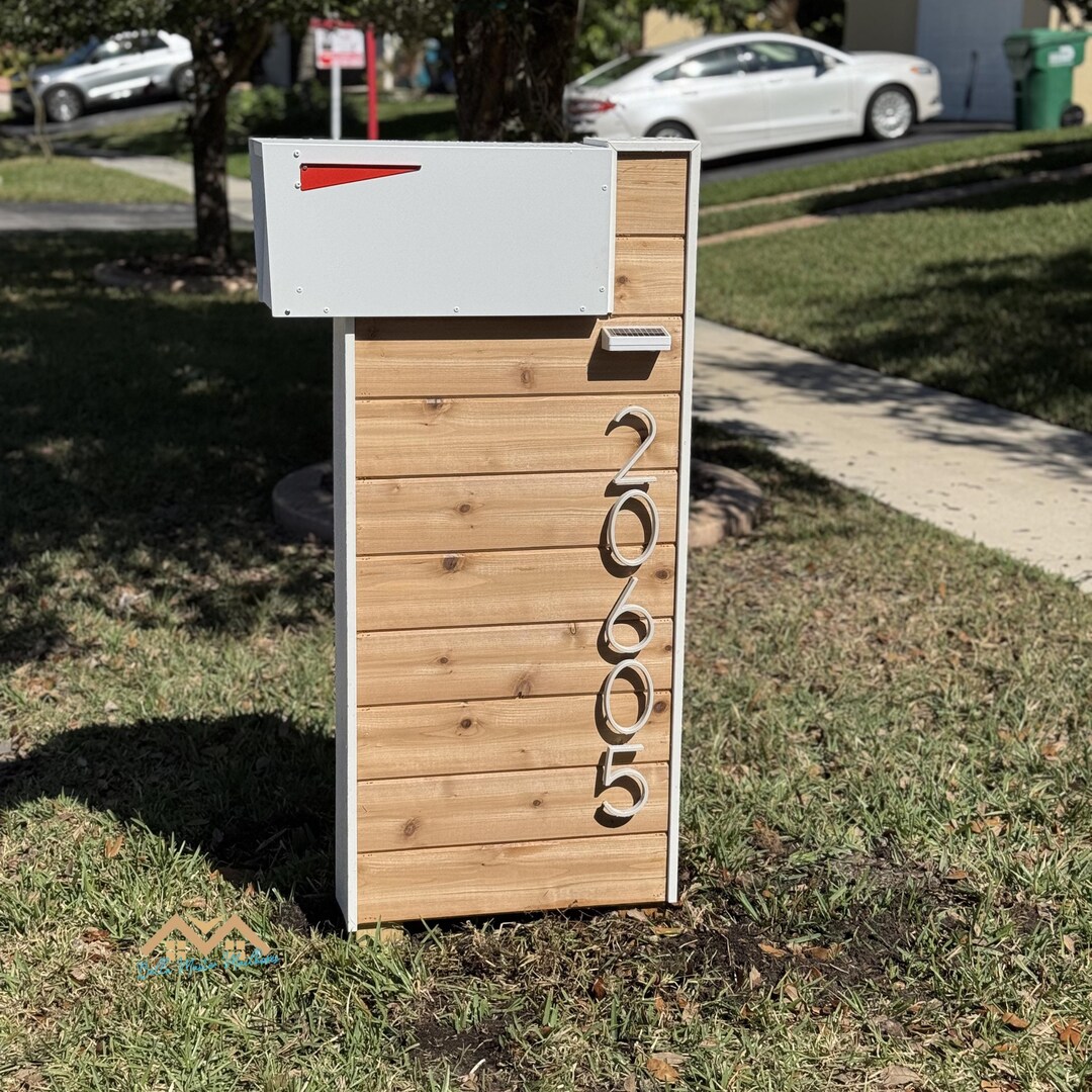 Custom Cedar Mailbox, Wonderful Handcrafted Cedar Mailbox Post, Rustic ...