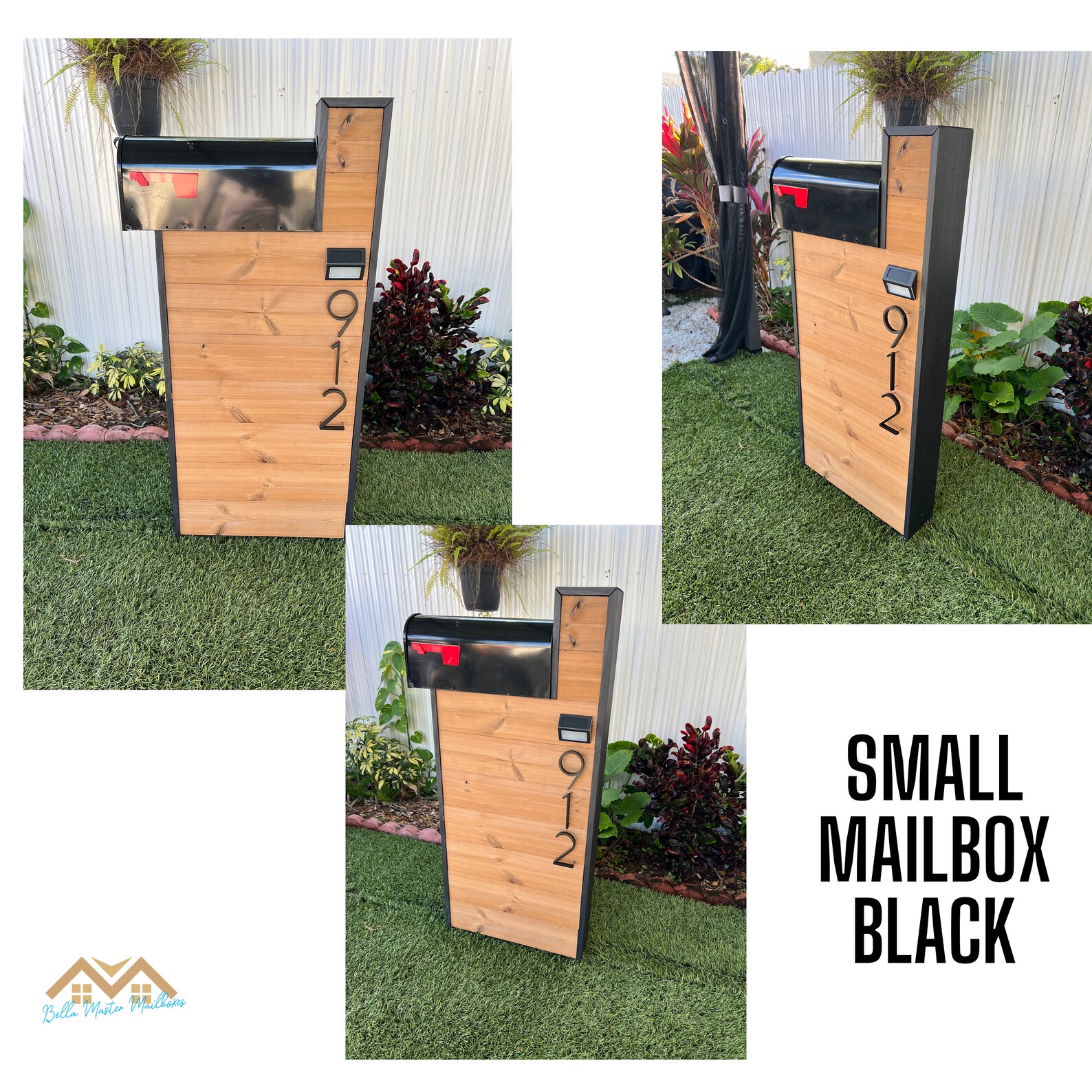 Modern Mailbox With Post, Custom Mailbox, Mailbox Personalizado, Design ...