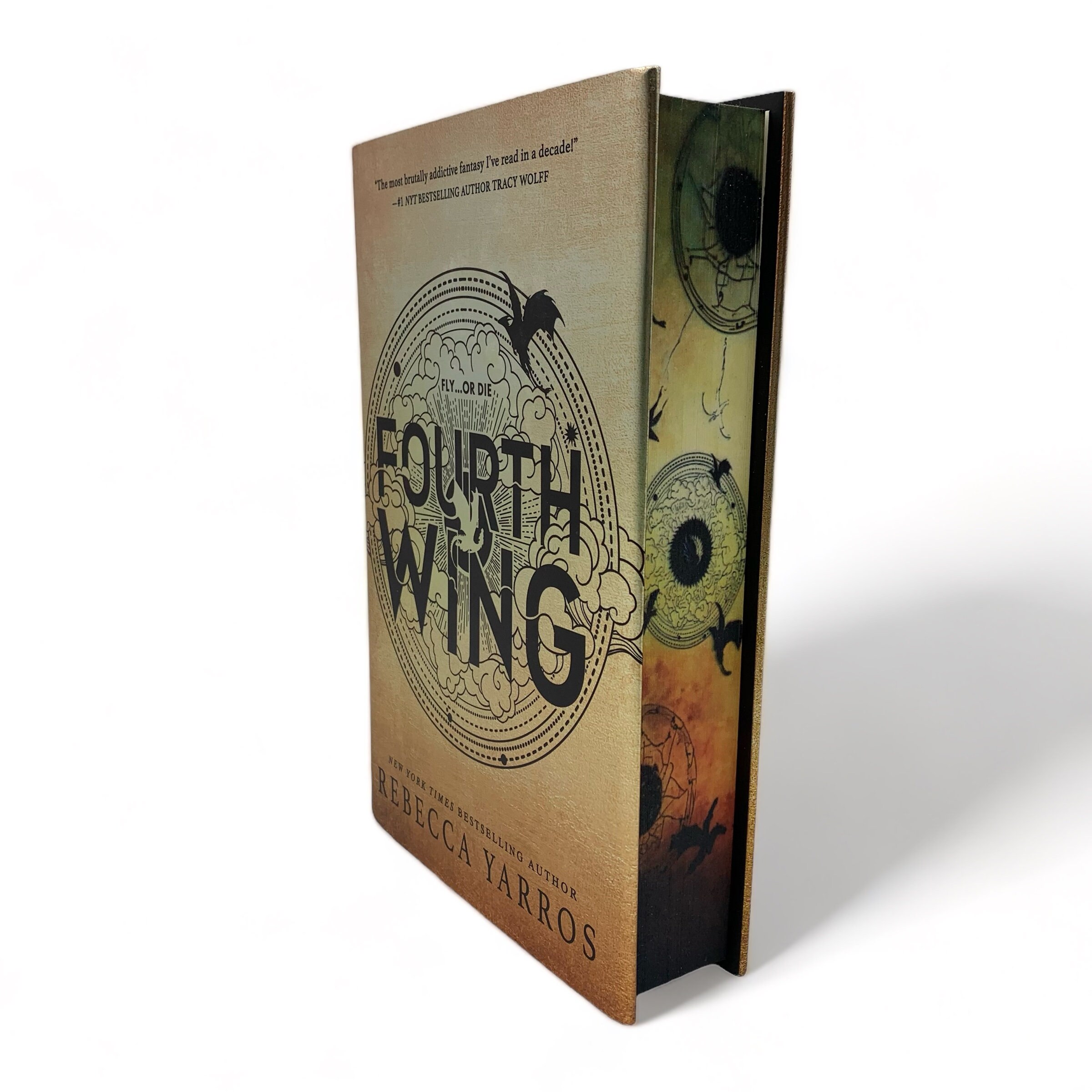 Fourth Wing by Rebecca Yarros Custom Designed Special Edition Book With ...