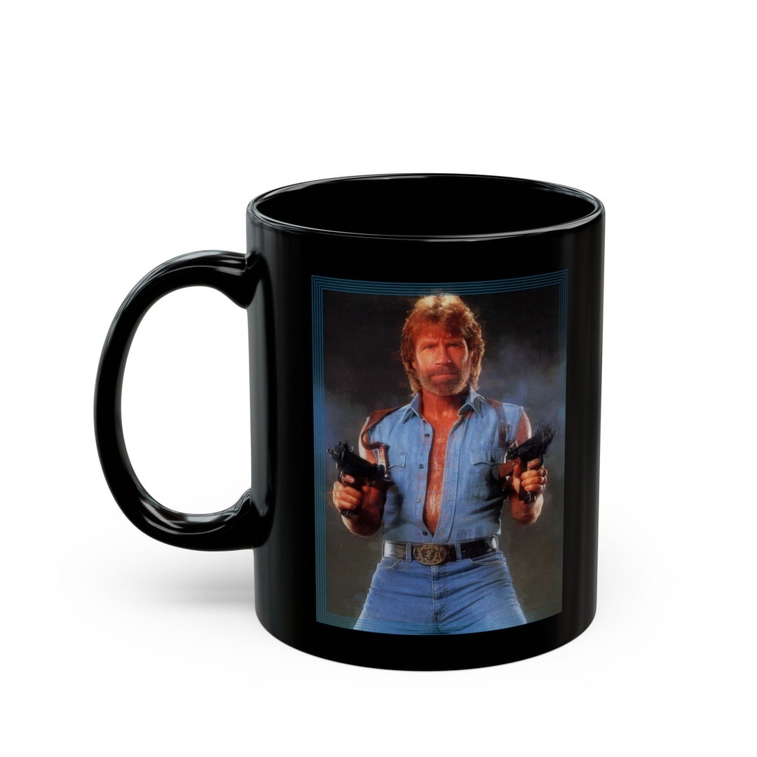 Chuck Norris Coffee Cup, Invasion U.S.A Mug, 80s Mug, 80s TV Coffee Cup ...