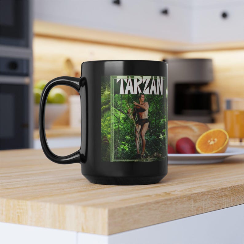 Tarzan Coffee Cup, Ron Ely 70s Mug, 70s Movies Coffee Cup, 70s Shows ...