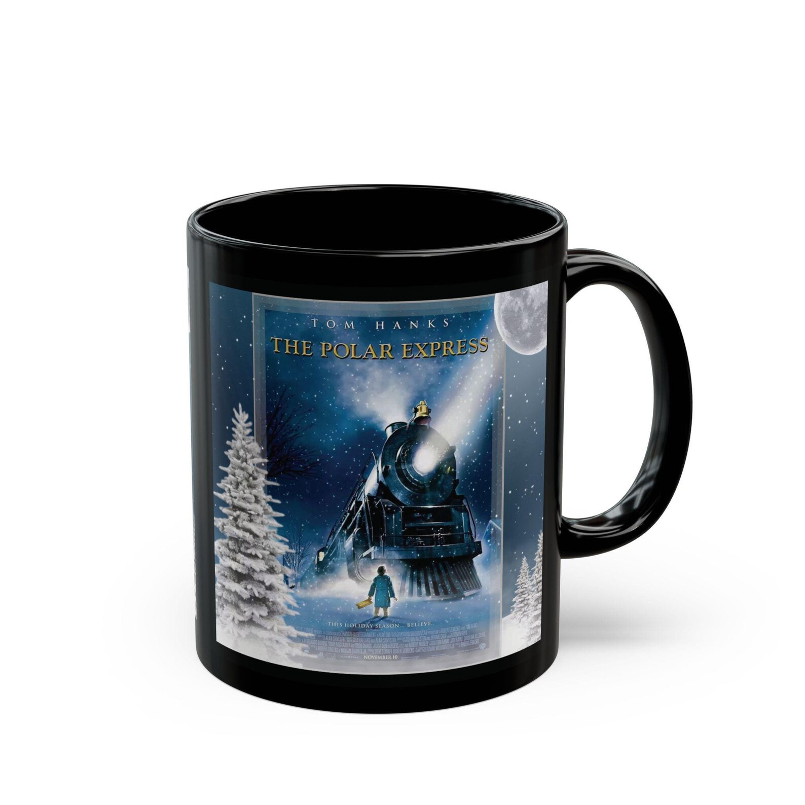 The Polar Express Coffee Cup, 90s Christmas Mug, 90s Mugs, 90s Shows ...