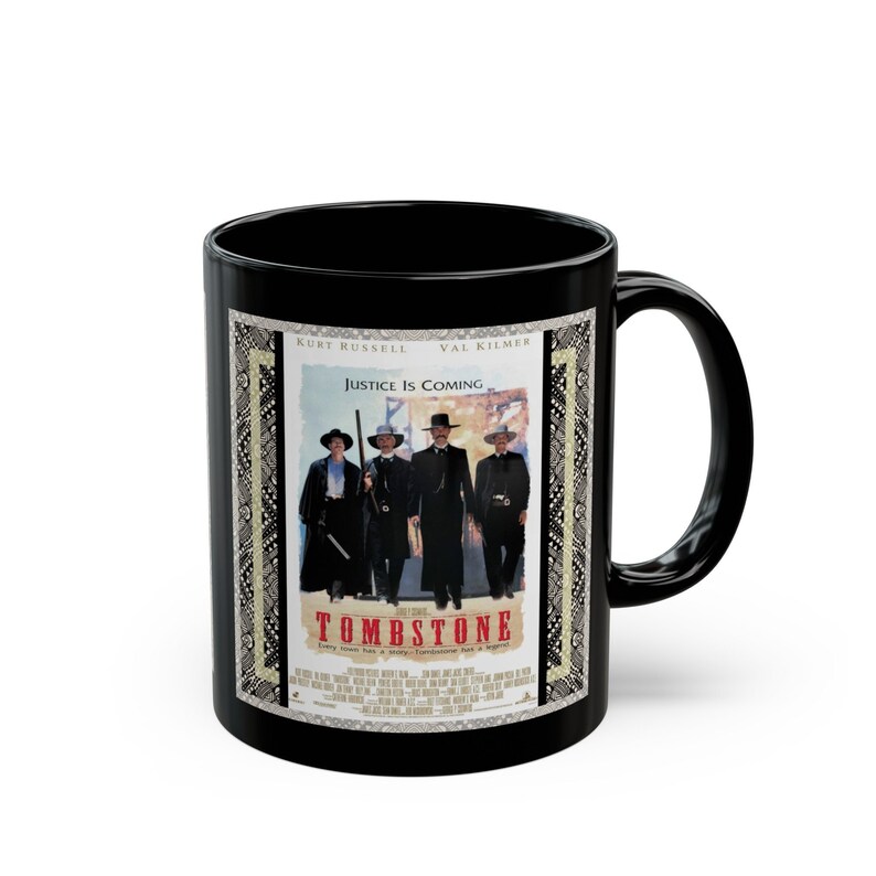 Tombstone Coffee Cup, Val Kilmer Mug, Kurt Russel, 80s Mug, 80s Movies ...