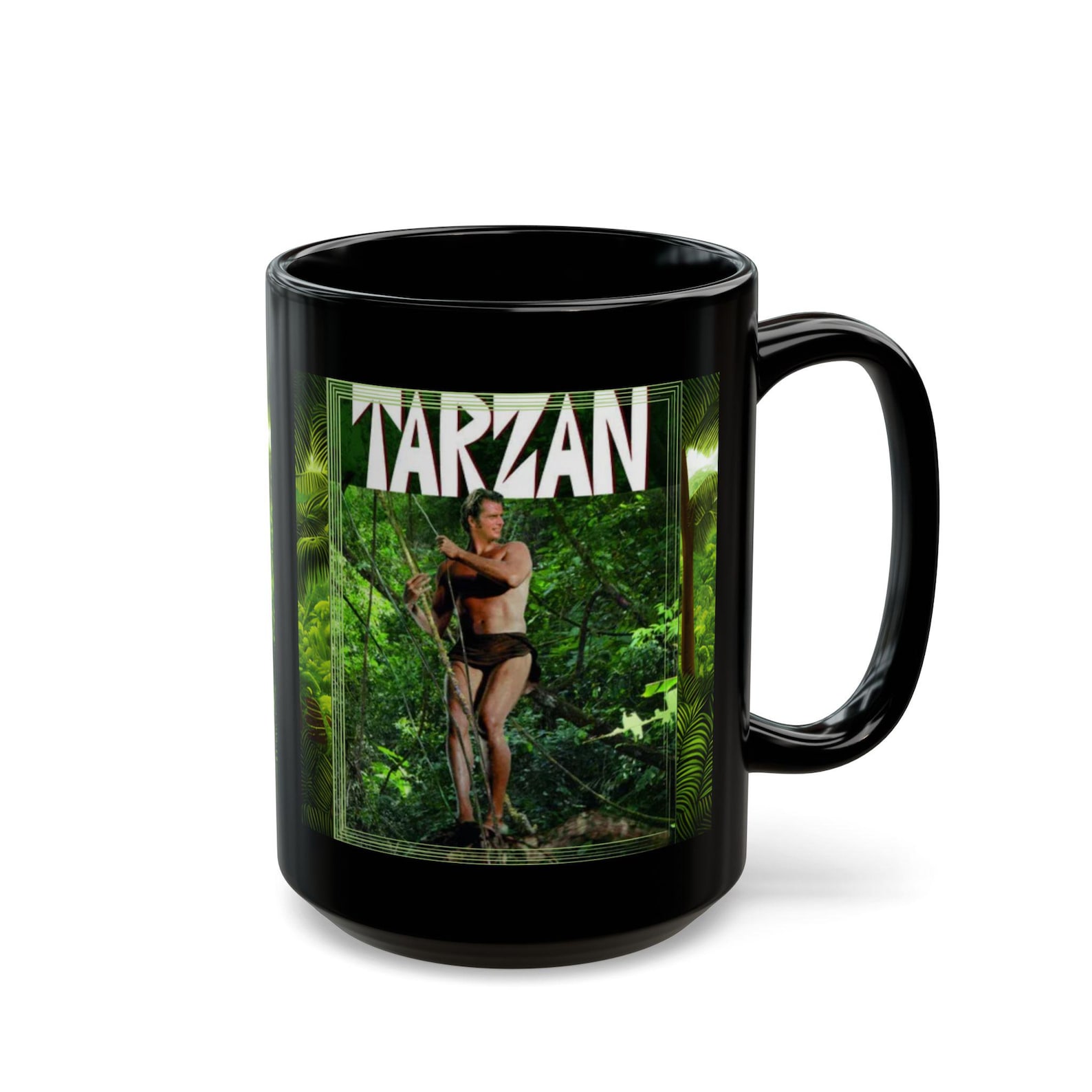 Tarzan Coffee Cup, Ron Ely 70s Mug, 70s Movies Coffee Cup, 70s Shows ...