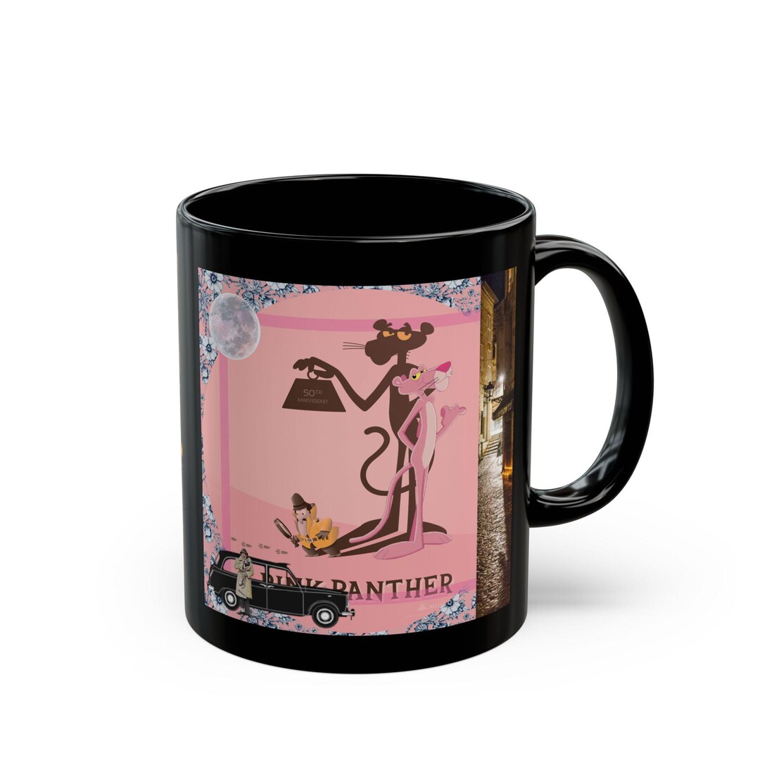 The Pink Panther Coffee Cup, 70s Cartoons Mug, 70s Movies Coffee Cup ...