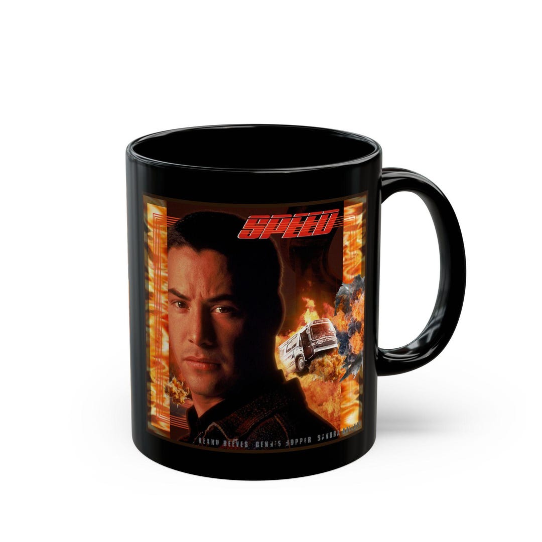 Speed Coffee Cup, 90s Keanu Reeves Mug, 90s Movie Mug, Nice Christmas ...