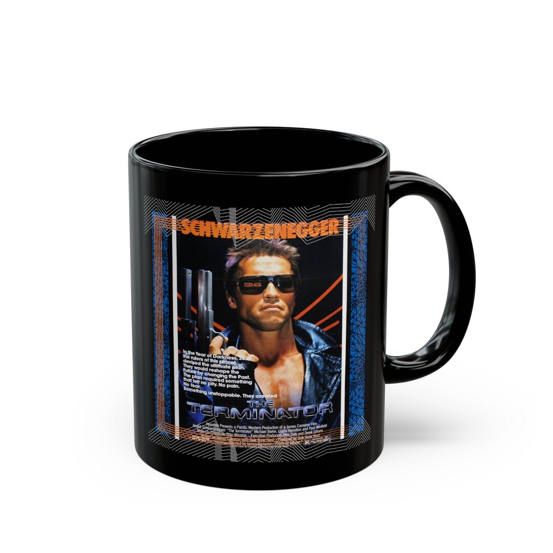 The Terminator Coffee Cup, Arnold Schwarzenegger Mug, 80s Shows Coffee ...