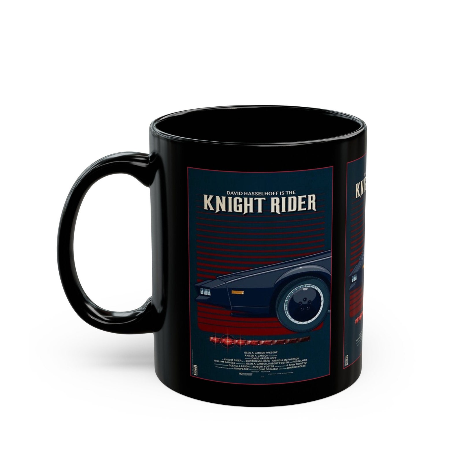 Knight Rider Coffee Cup, Knight Rider Mug, 80s Mug, 80s TV Coffee Cup ...