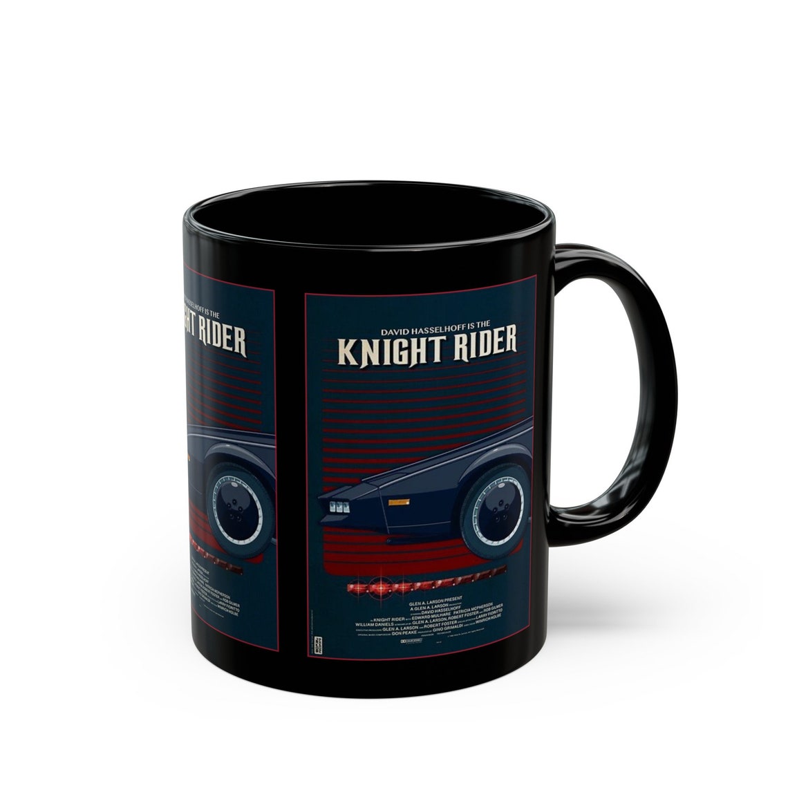 Knight Rider Coffee Cup, Knight Rider Mug, 80s Mug, 80s TV Coffee Cup ...