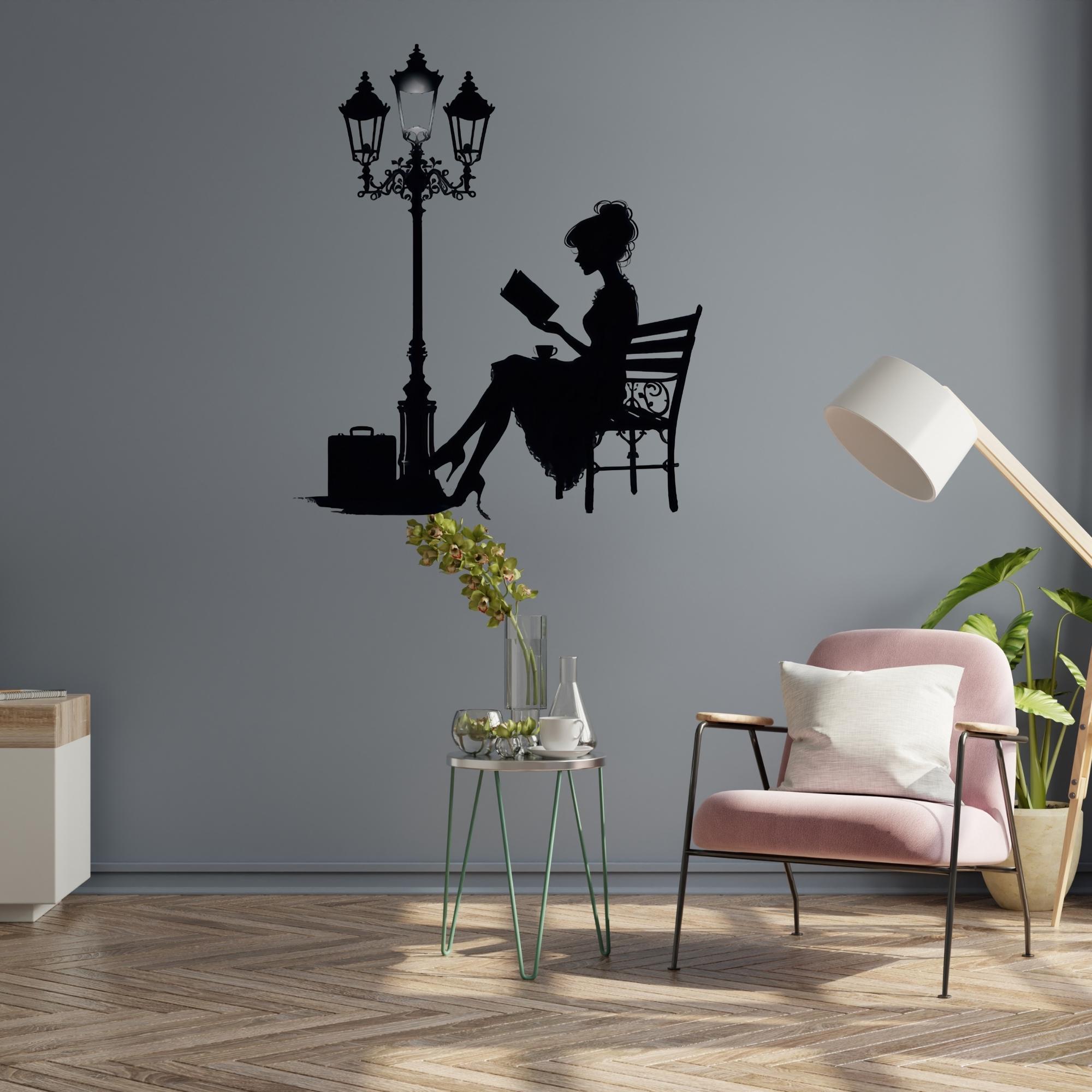 Laser Cut CNC Woman Silhouette Digital Art File - Wall Decor and Craft ...