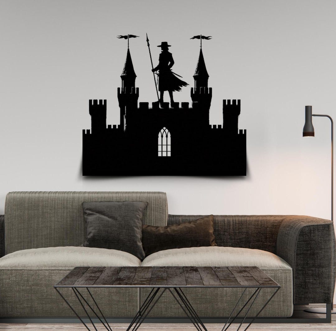 Digital Download, Printable Castle Design File, DIY 3D Model, CNC Art ...