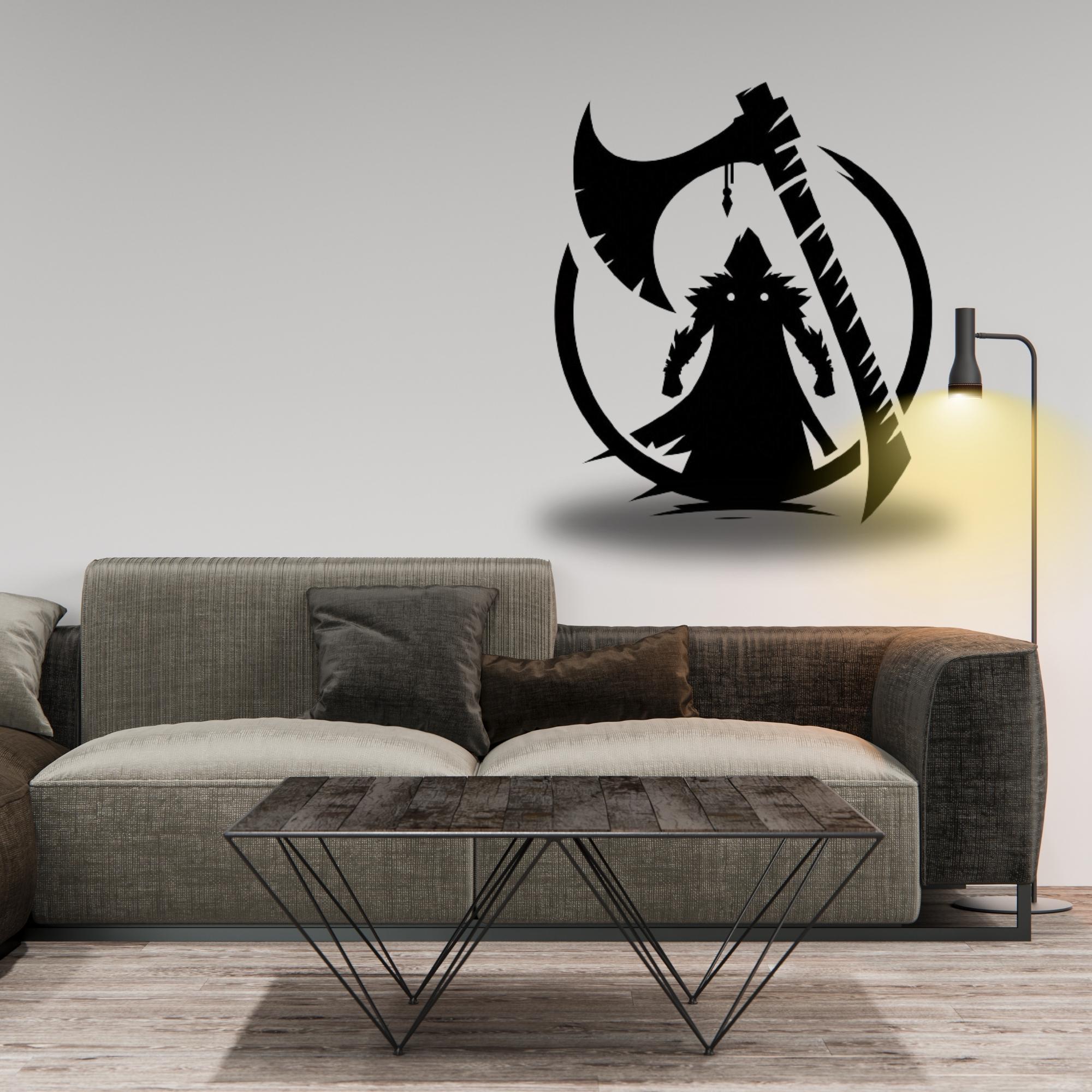Axe Themed Digital Laser Cutting File - SVG and DXF Format - Suitable ...