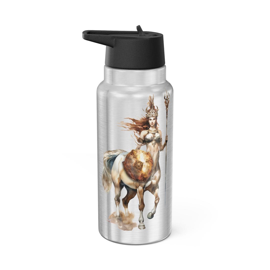 Warrior Centaurs Tumbler, Mythical Design, Reusable Cup, Large Water ...