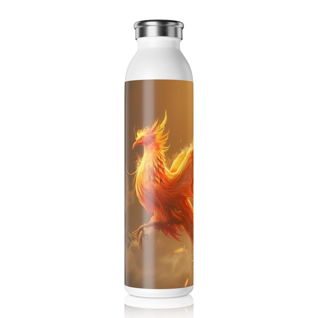 Phoenix Slim Water Bottle, Insulated Stainless Steel Water Flask ...